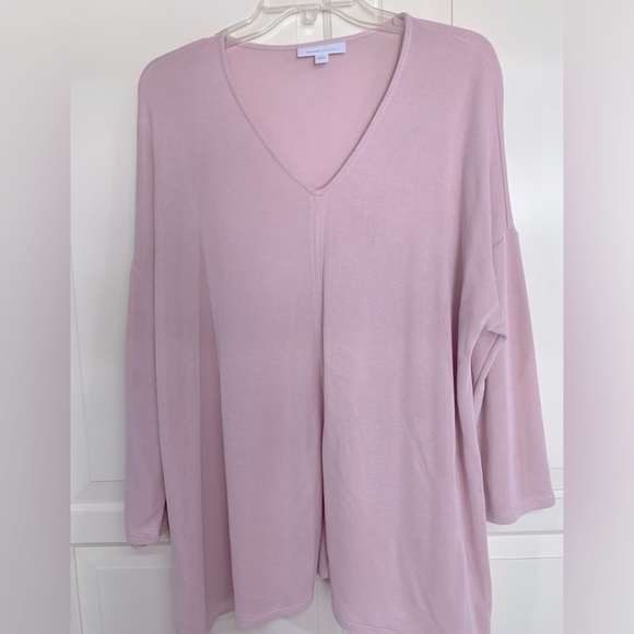 J. Jill | Tops | Jjill Sandwashed Pale Pink Top | Poshmark